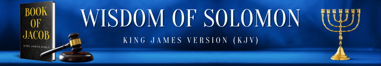 Wisdom of Solomon 1 | King James Bible with the Apocrypha